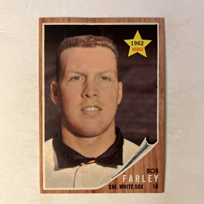 1962 Topps Baseball Bob Farley Chicago White Sox Card #426 | eBay