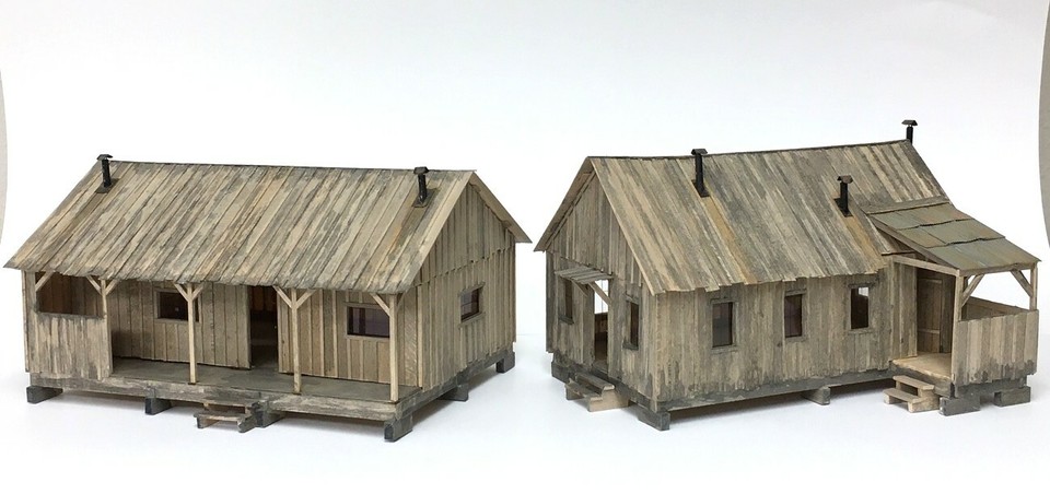 S scale Sawmill Outbuildings, Model Railroad, Logging, Lumber | eBay