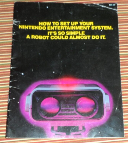 How To Set Up Your Nintendo Entertainment System Book Rob Robot NES ...