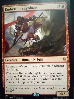 Throne of Eldraine Embereth Skyblazer From Brawl Deck Magic The ...