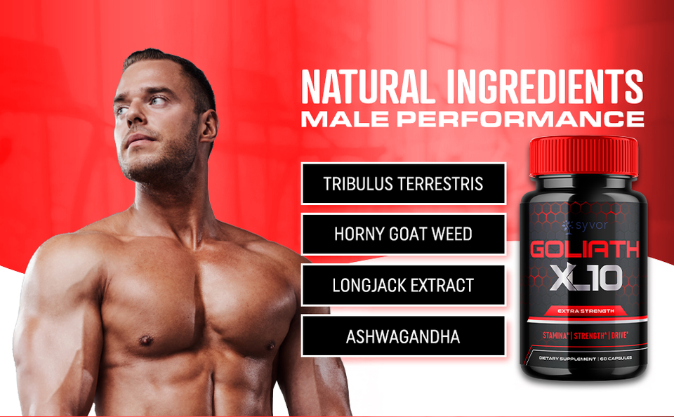 Goliath XL10 Pills For Men Advanced Vitality Support Supplement 120 ...