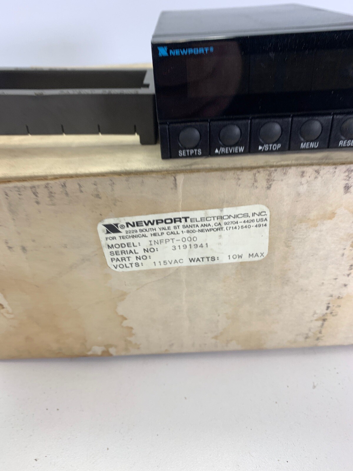 Newport Infinity INFPT-000 Process Panel Mount Timer/Controller 3191941 ...
