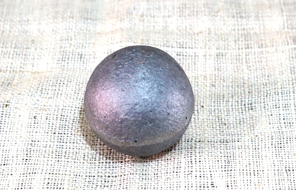 3 Cast Iron Ball Cannon Ball Replicas Crafts 3" Fences Solid Civil War ...
