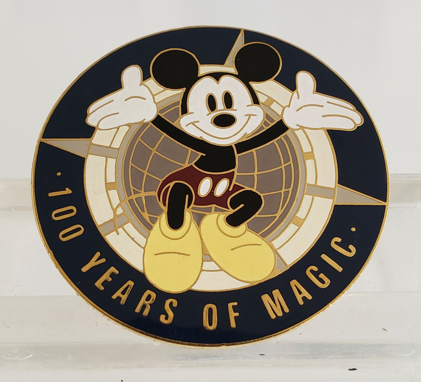 DISNEY WDW -100 YEARS OF MAGIC COMPASS MICKEY MOUSE PIN- FREE SHIPPING ...