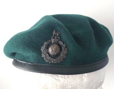 ROYAL MARINES COMMANDO BERET & MOD BRONZE CAP BADGE - RM SFSG SBS | eBay