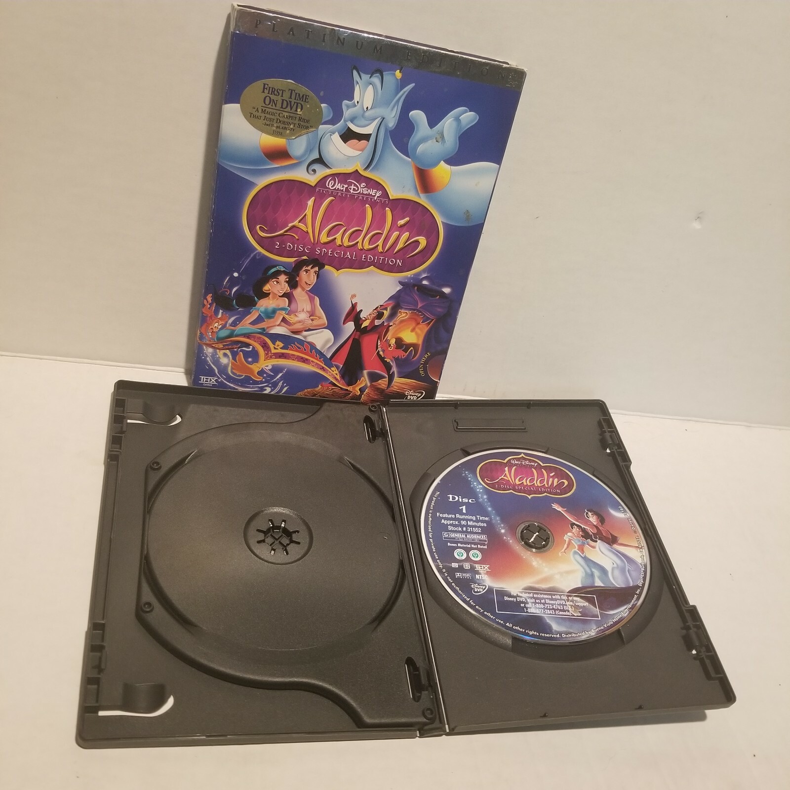 Aladdin (Blu-ray/DVD, 2015, 2-Disc Set, Diamond Edition) for sale ...