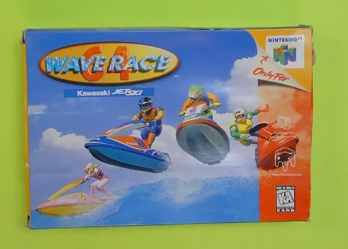 WAVE RACE 64 NINTENDO 64 CIB COMPLETE WAVERACE BOX MANUAL | eBay