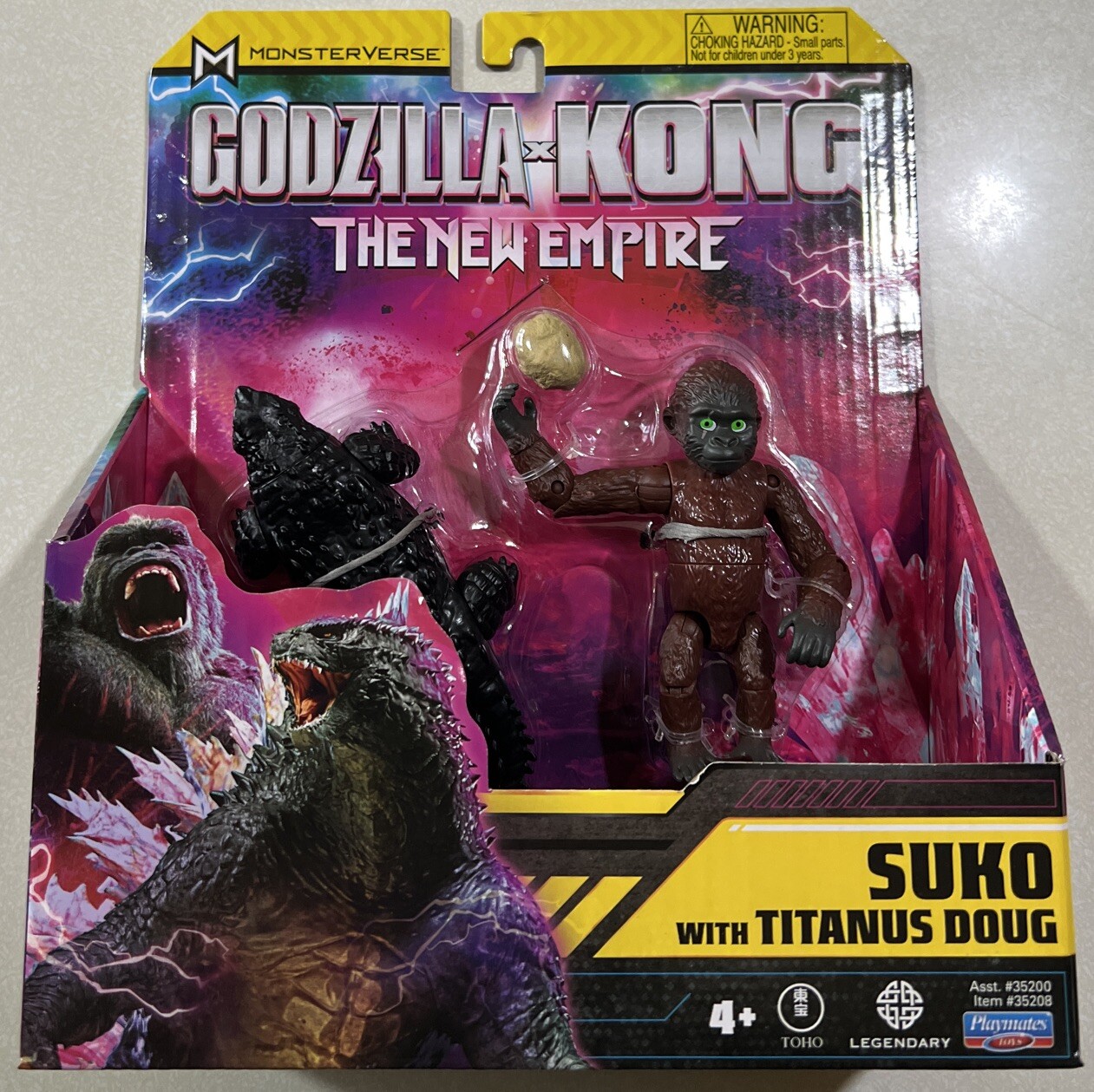 NEW 2024 Playmates Godzilla x Kong The New Empire SUKO & TITANUS DOUG ...