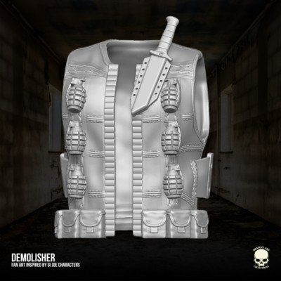 Demolisher custom Dreadnok vest for GI Joe Classified and other action ...
