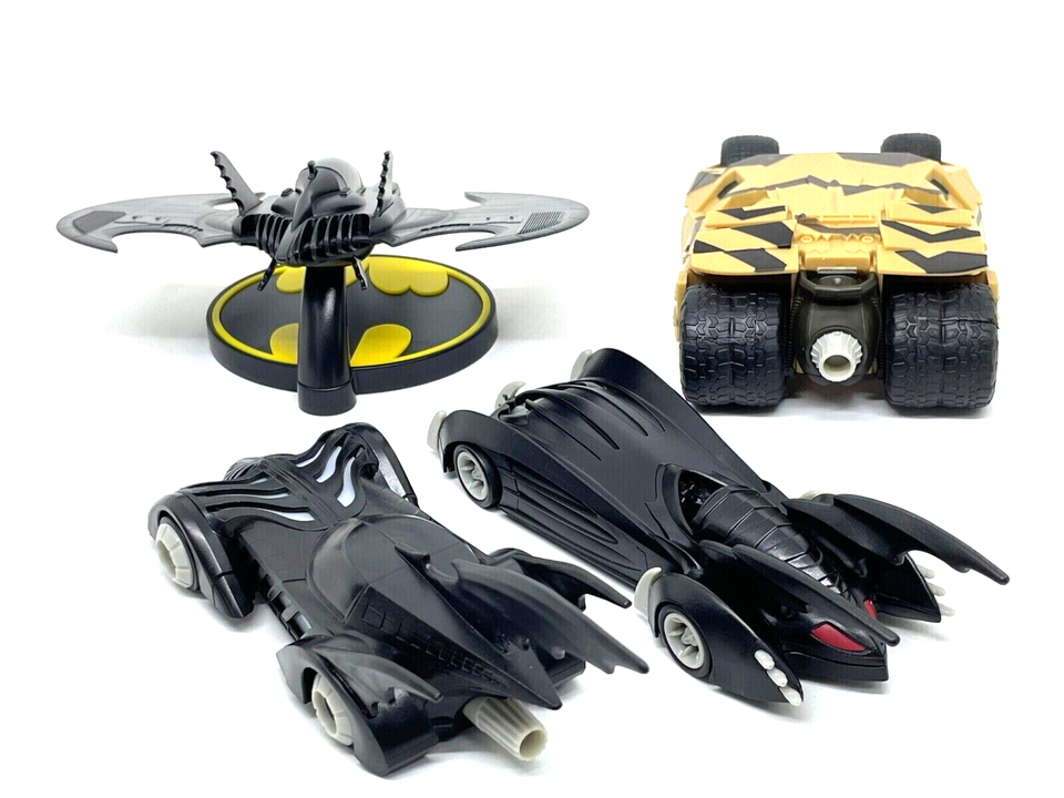 DC Batman Collection Caltex BATMOBILE (1989,1995,1997,2012) 1:64 Scale ...
