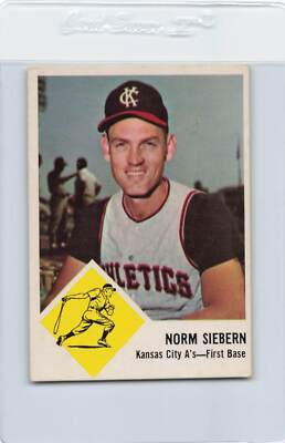 1963 Fleer #17 Norm Siebern Athletics EX/MT *DA-B9640 | eBay