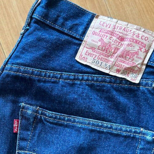 90s Vintage Levi's 501 XX Big E Denim Pants in Indigo, W30 90s Vintage Levi's 501 XX Big E Denim Pants in Indigo, W30