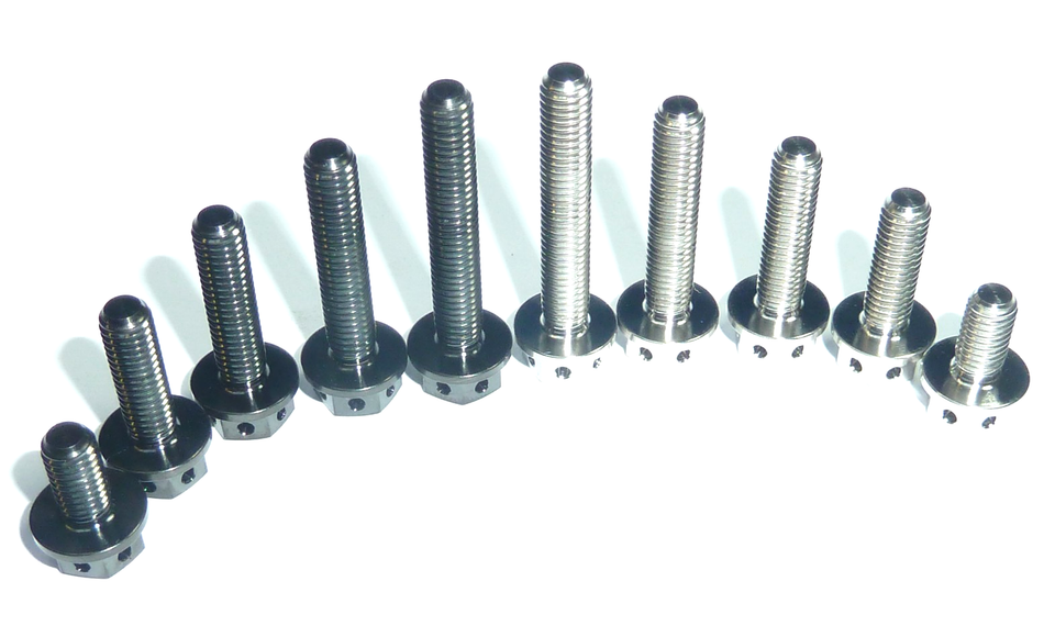KTM STYLE M5x16 TWIN DRIVE TITANIUM RACE SPEC BOLTS SCREWS No Rust ...