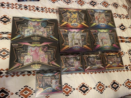Pokemon TCG Factory Sealed Shining Fates Lot (10 Boxes) | eBay
