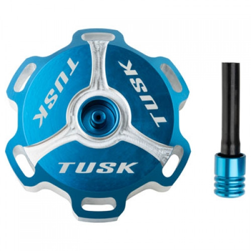Tusk Billet Aluminum Gas Cap Blue Machined YKM-BLU for ATV/UTV | eBay