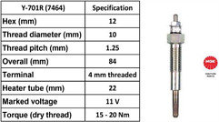 NGK 7464 Glow Plug for sale online | eBay UK