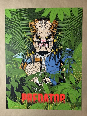 “One Ugly Mother…” Predator Movie Poster Silkscreen Signed Numbered /40 ...