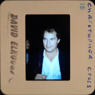 BR8-165 80s CHRISTOPHER CROSS SINGER MUSICIAN CELEB CANDID ORIG 35MM ...