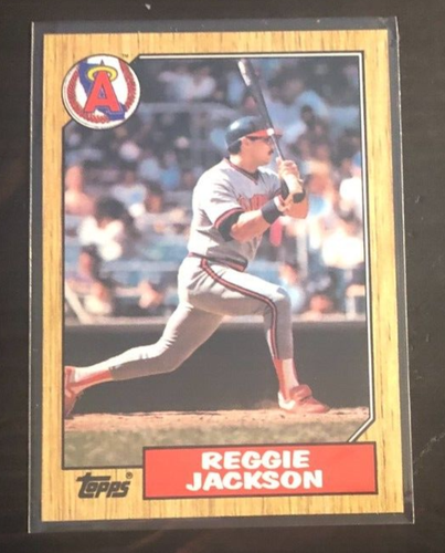 1987 Topps Baseball REGGIE JACKSON #300 Angels | eBay