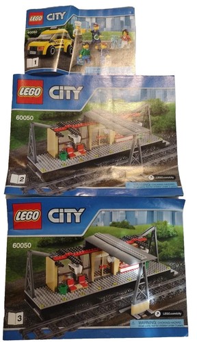 Lego City 60050 Train Station Instruction Manual Books 1,2,3 only | eBay