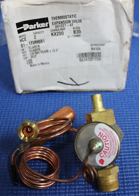 Parker Thermostatic Expansion Valve S1-1TVMBB1 R410A HCE 041227-47 | eBay