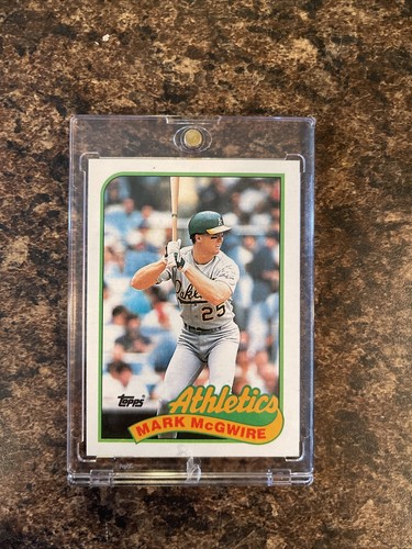 Topps 1989 Mark McGwire Error Card - Wrong Weight #70 | eBay