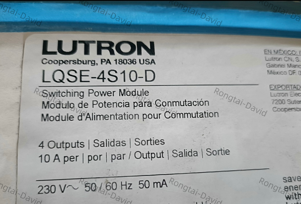 LUTRON LQSE-4S10-D SWITCHING POWER MODULE 230VAC for sale online | eBay