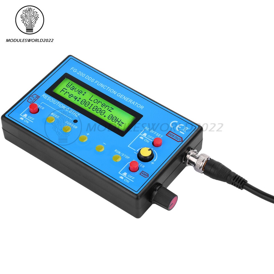 FG-200 0.01Hz-500KHz DDS Function Signal Generator Frequency Signal ...