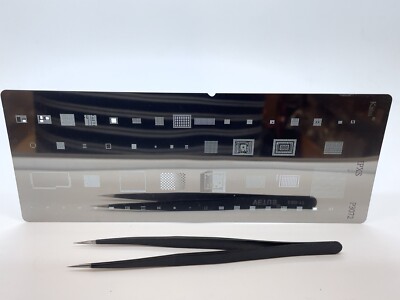 reballing stencil plate,bga chip -solder stencil & tweezers for iphone ...