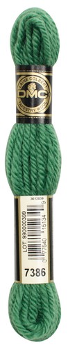 DMC Laine colbert Tapestry Wool 8.7 Yard Skein - Color 7386 - Green | eBay