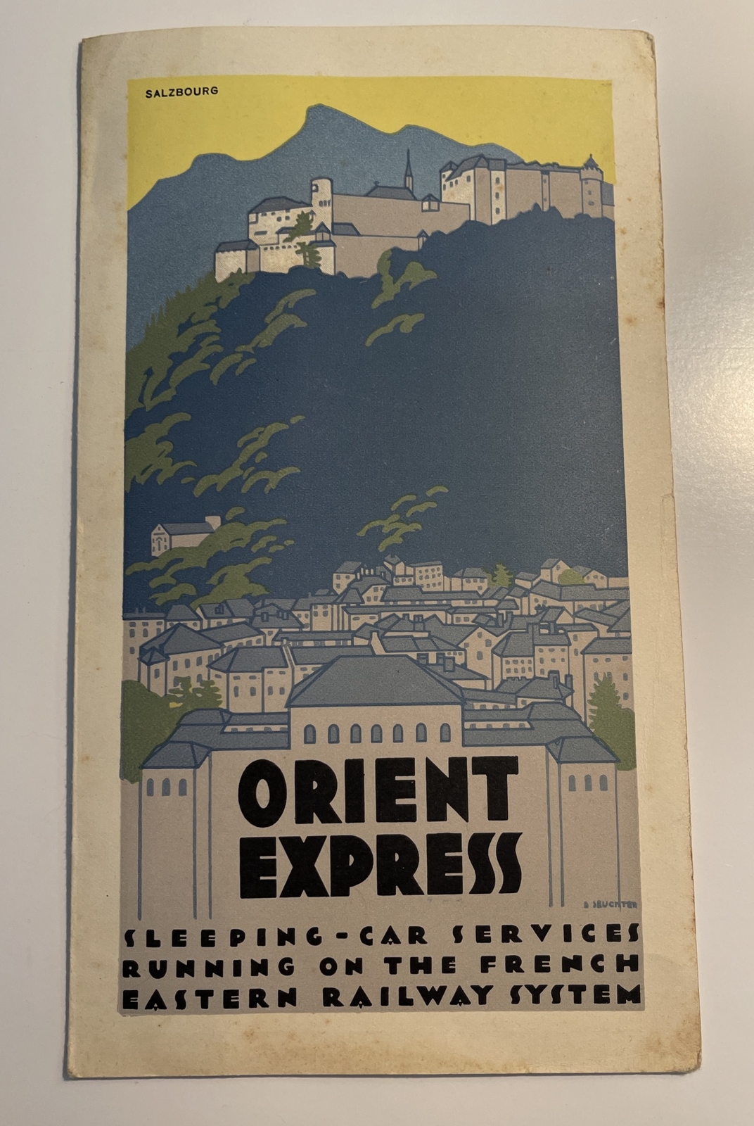 Orient Express 1931 Brochure,, Schedule of | Grelly USA