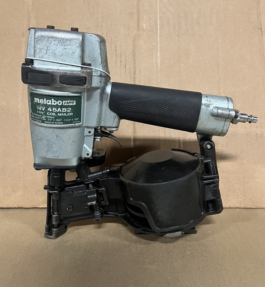 Metabo NV45AB2M HPT 1-3/4 Inch Wire Coil Roofing Nailer- UNTESTED-See ...
