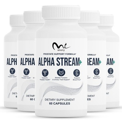 (5 Pack) Alpha Stream Pills for Prostate, Advanced Alpha Stream Plus ...