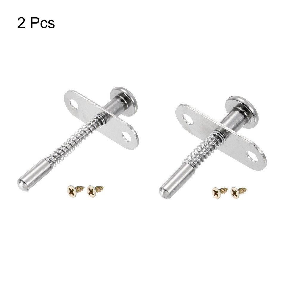 2 Set 6mm 7mm Dia Head 6mm Dia Spring Plunger Latches Spring-loaded ...