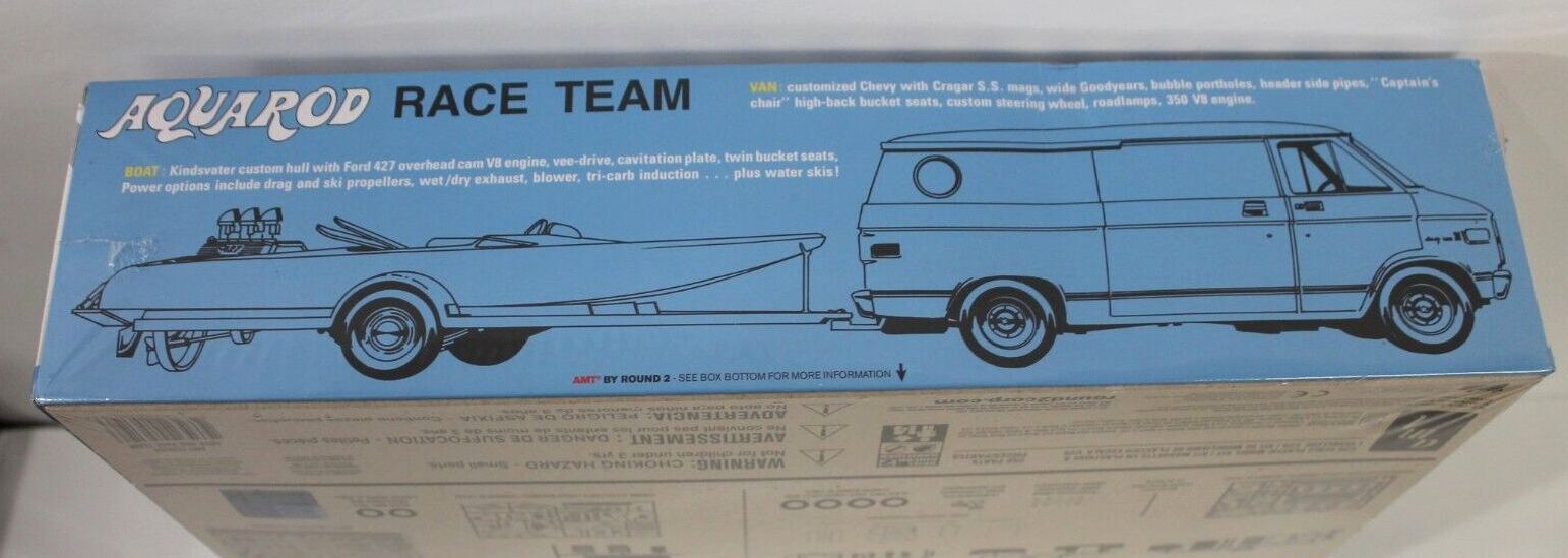 AMT Aquarod Race Team, Inc. Chevy Van, Drag/Ski Boat and Boat Trailer 1 ...