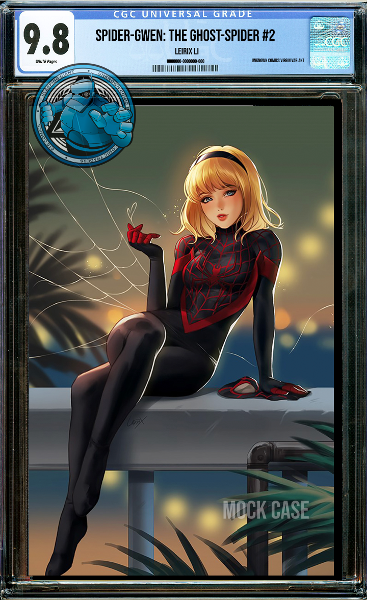 SPIDER-GWEN: THE GHOST-SPIDER #2 LEIRIX LI VIRGIN CGC 9.8 BLUE LABEL ...