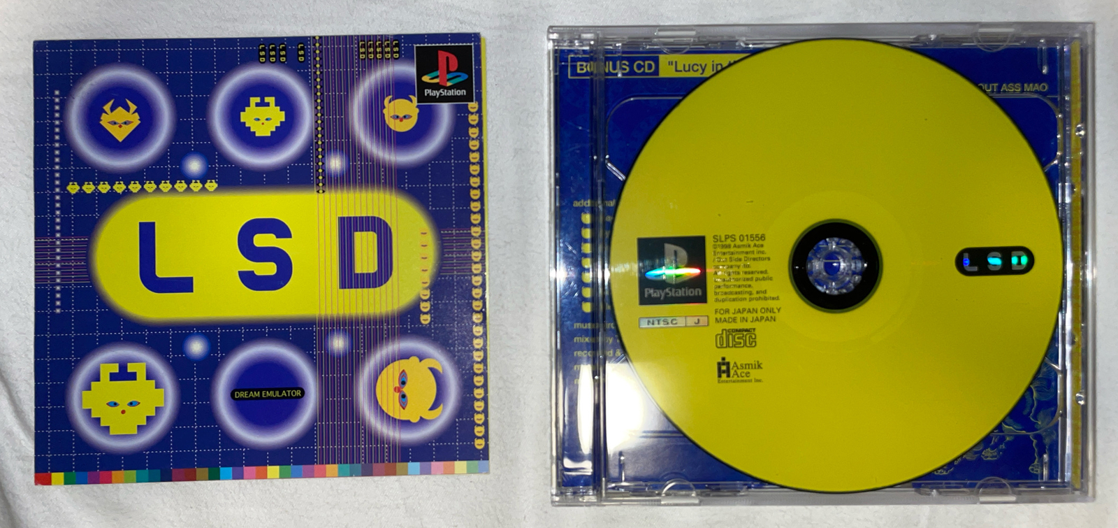 LSD Dream Emulator Playstation PS1 Japan Video Game Rare Cover Slip ...