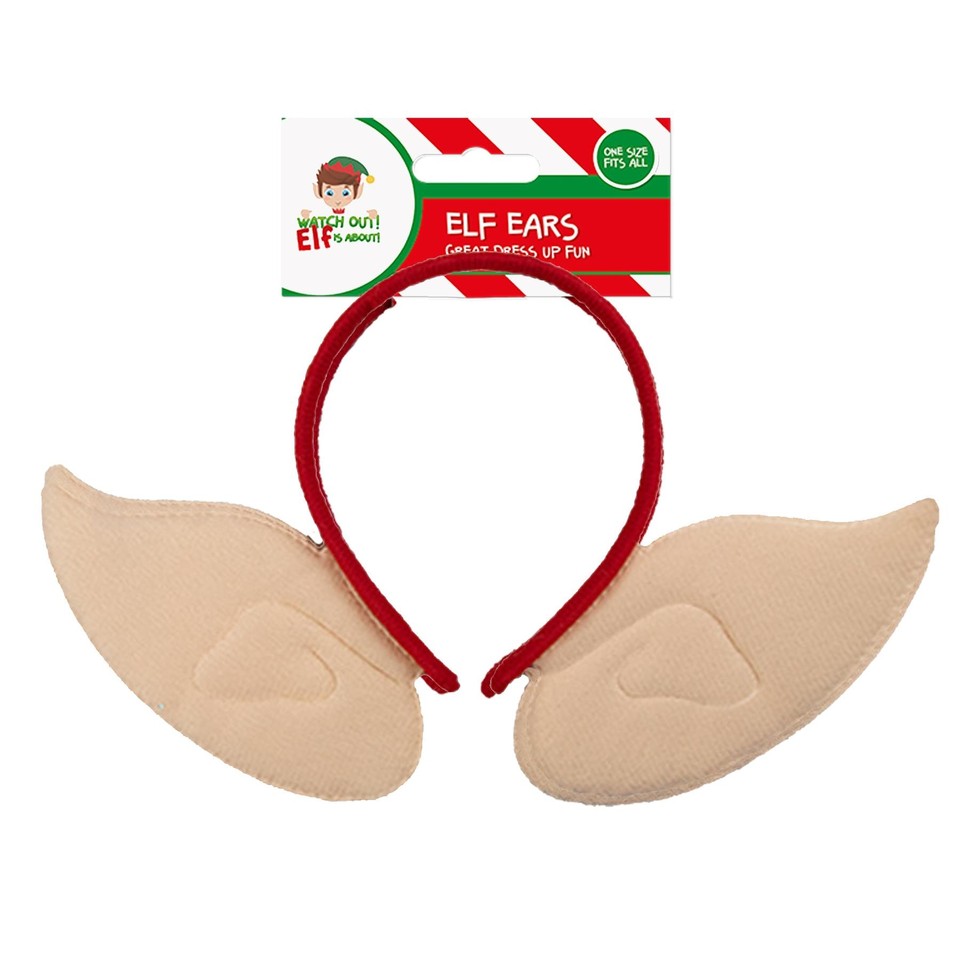 Christmas Elf Ears Headband Novelty Dress Up | eBay