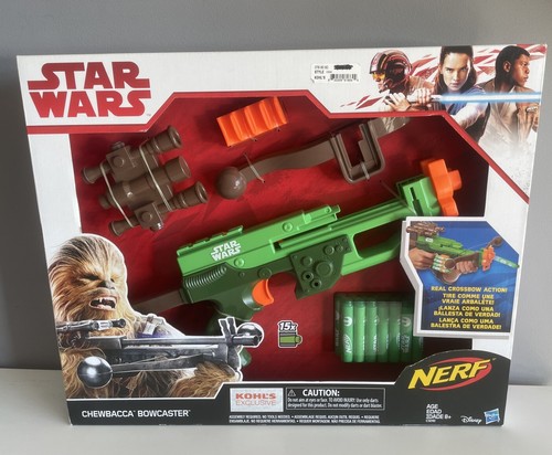 NERF Star Wars Chewbacca Bowcaster Kohls 15 Darts for sale online | eBay