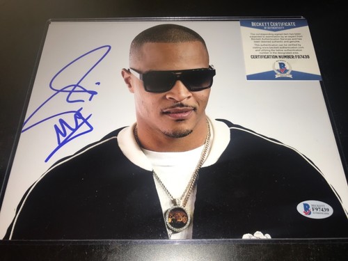 T.I. Signed 8X10 Photo BAS Beckett COA TI Rapper TIP Autograph ATL ...