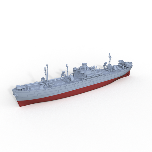 SSMODEL SSC600725S 1/600 Military Model Kit USN Cargo Liberty Ship Full ...