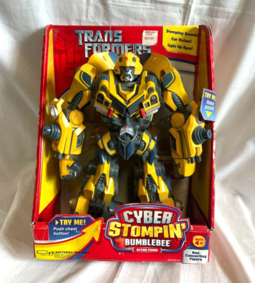 Transformers Cyber Stompin' Bumblebee 2006 RARE 653569237716| eBay