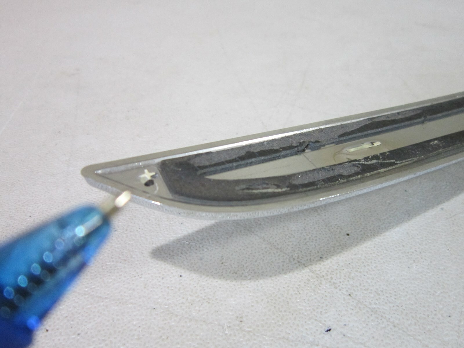 BMW X5 2014 2015 2016 2017 REAR BUMPER CHROME MOLDING STRIPE OEM ...