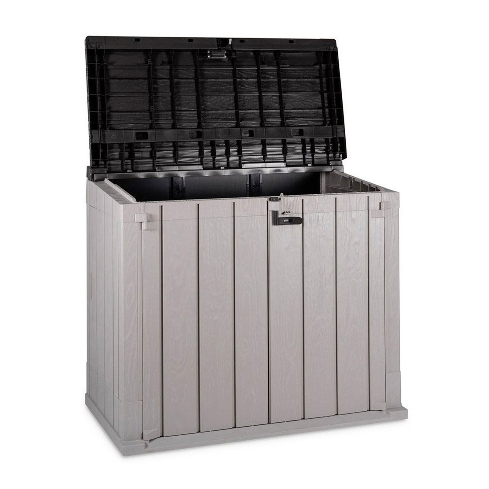 Toomax Stora Way Outdoor Storage Shed Cabinet, Taupe Grey/Anthracite ...
