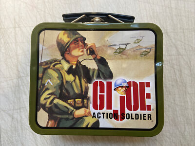 1997 Hasbro GI JOE Action Soldier Mini Metal Lunch Box-Vintage | eBay