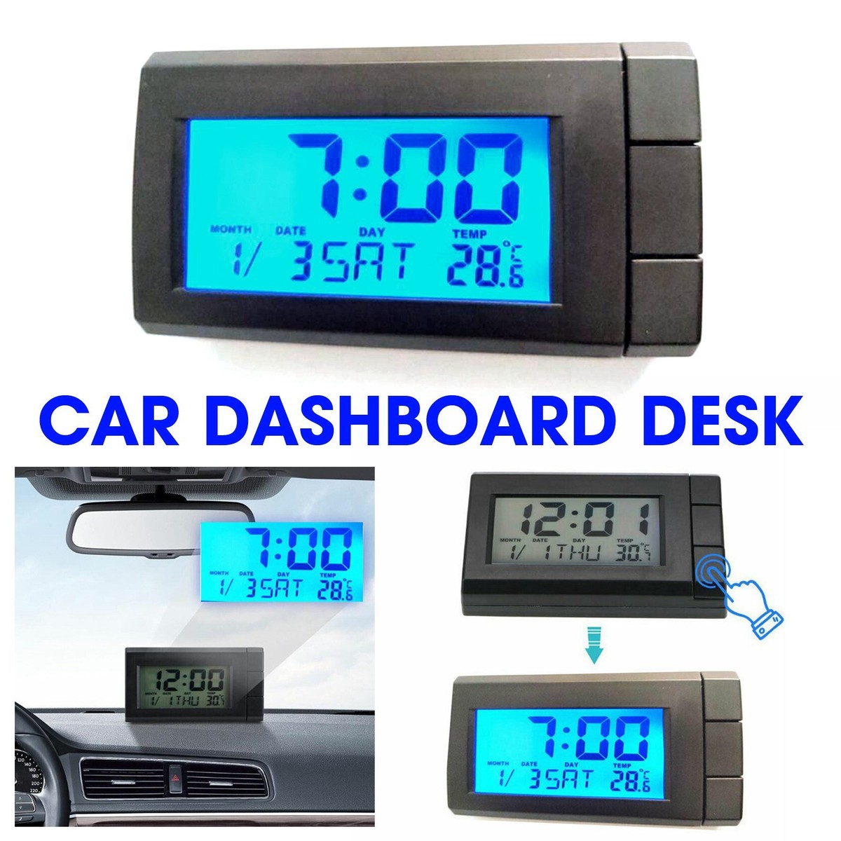 Mini Digital Clock For Car