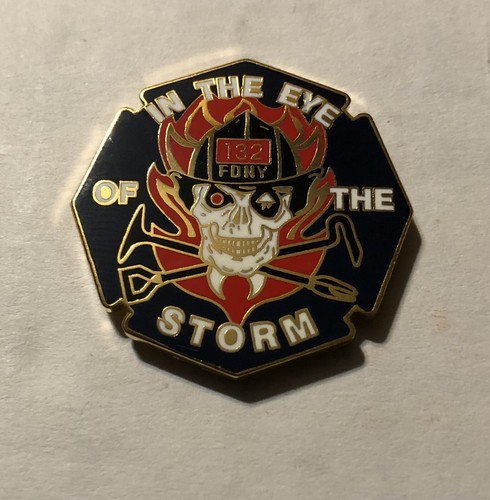 FDNY “In The Eye Of The Storm” Pin | eBay