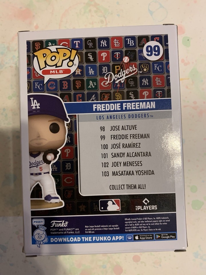 NEW Freddie Freeman Funko Pop! Vinyl Los Angeles Dodgers 🔥#99 2024 WS ...