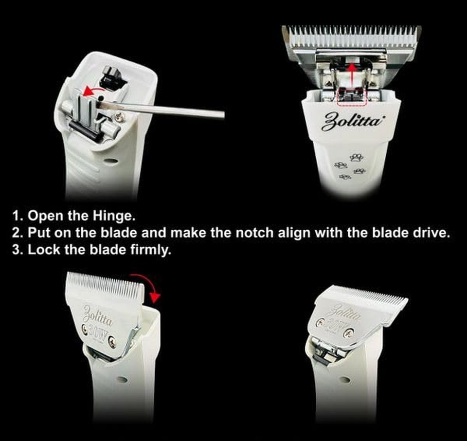 7WF Premium Professional Pet Dog Grooming Wide Clipper Blade, Grooming ...