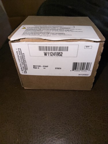 New Whirlpool Refrigerator Evaporator Fan Motor W11249952 | eBay